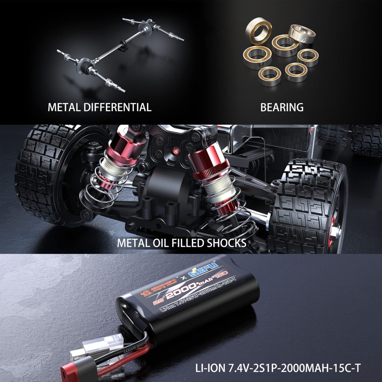 MJX Hyper Go 14301 Brushless RC Car, 1/14 2.4G 4WD Off-Road Racing Drift - MJX Hyper Go RC ...