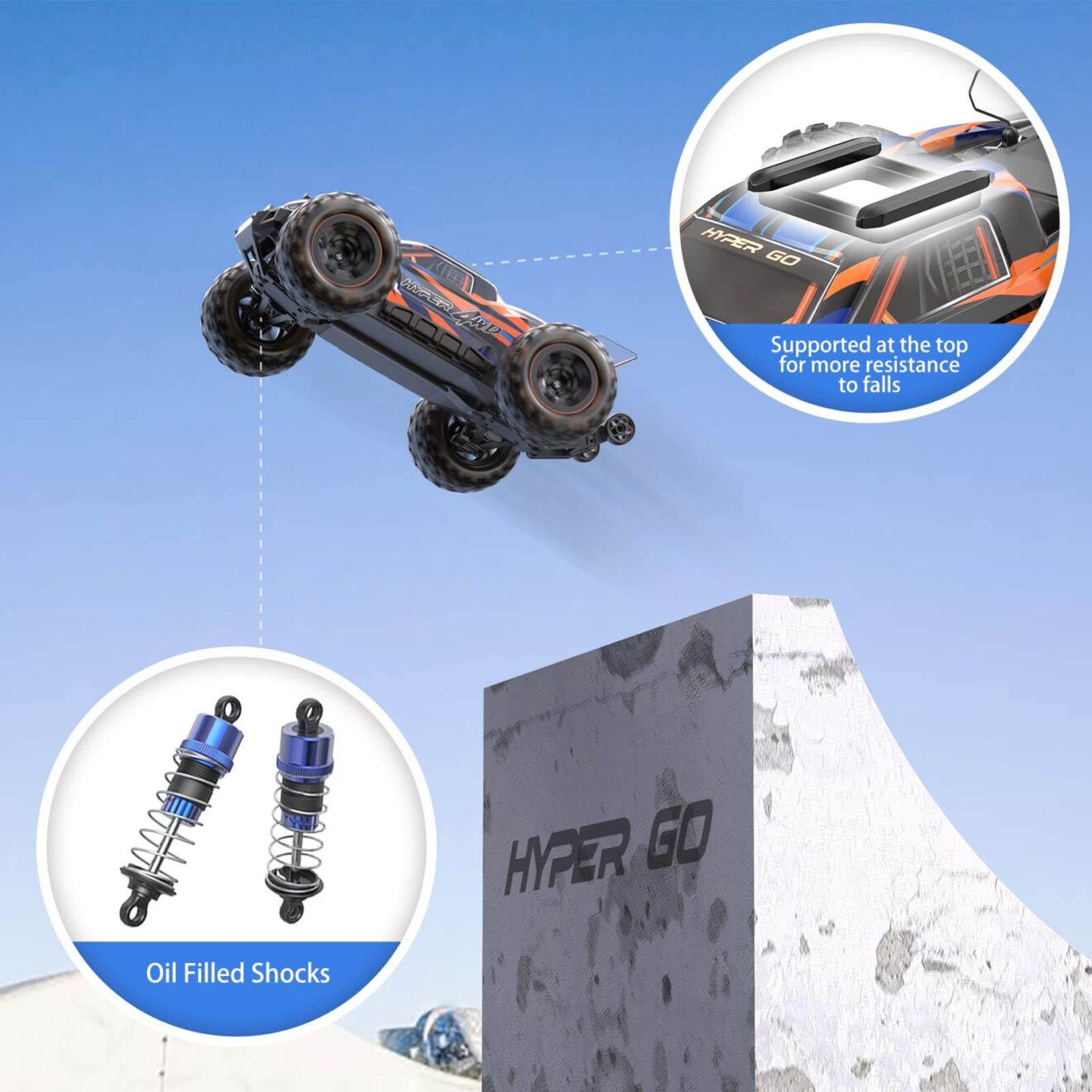 MJX HYPER GO H16DR 1:16 RC Cars Truck - MJX Hyper Go RC Official Store