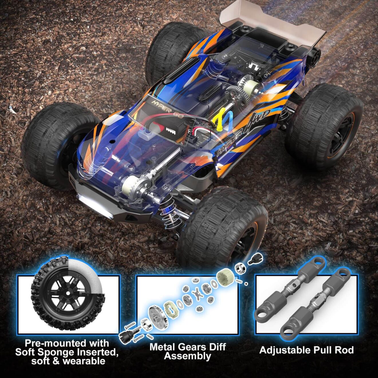MJX HYPER GO H16DR 1:16 RC Cars Truck - MJX Hyper Go RC Official Store